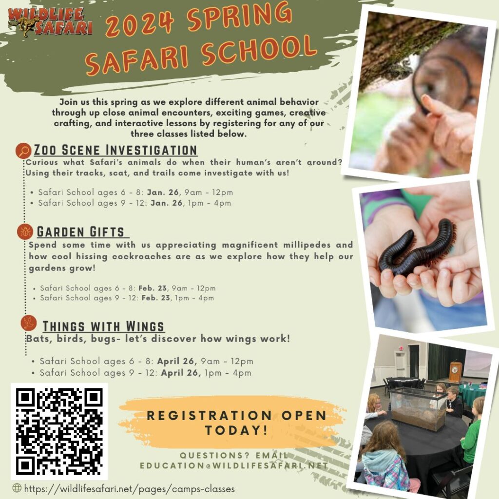Wildlife Safari's 2024 Classes Enhanced - Wildlife Safari Zoo Guide