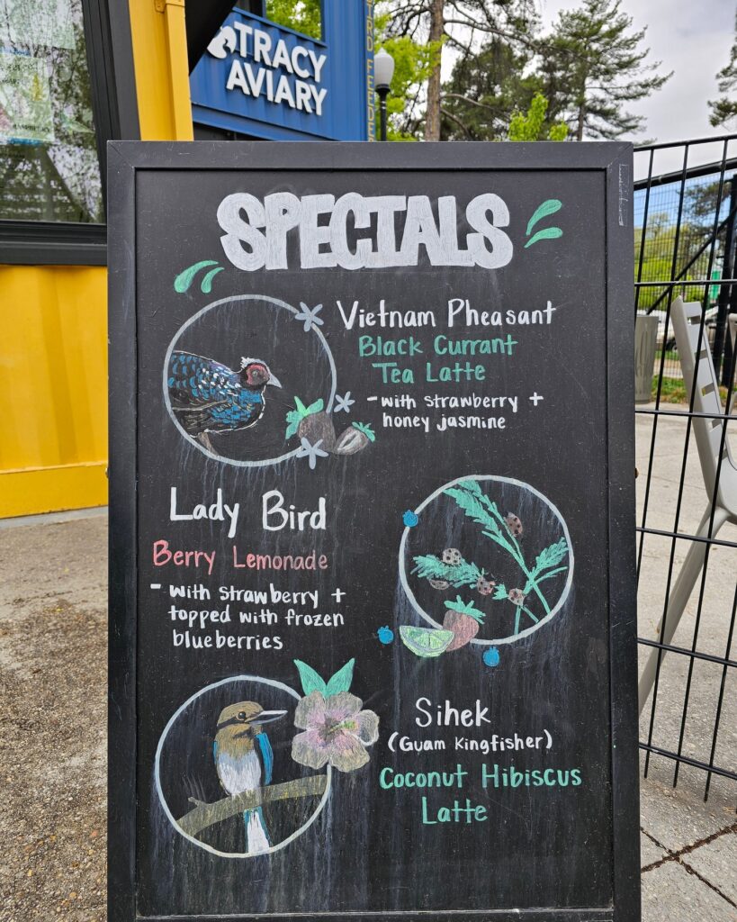 Visit Our Bird Feeder Cafe: Discover New Menu Items! - Tracy Aviary Zoo ...