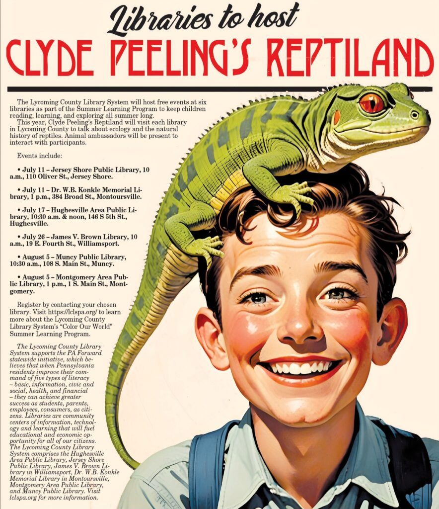 Reptiland Brings Zoo Experience To Local Libraries Free! - Clyde ...